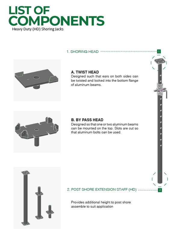 HEAVY DUTY (HD) SHORING JACKS – Dimension All